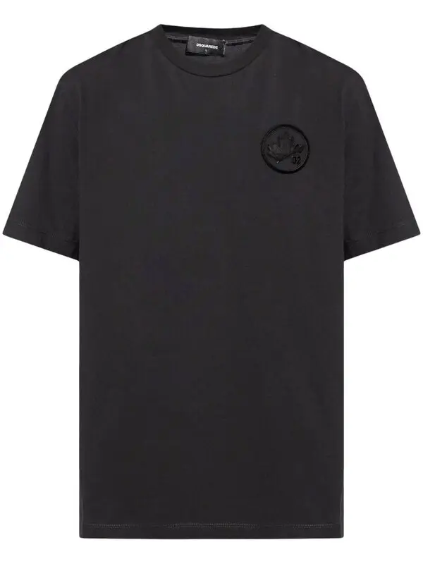 Dsquared2 Logo-appliquéd Cotton T-shirt