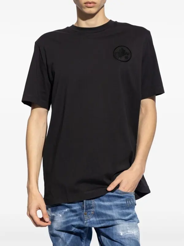 Dsquared2 Logo-appliquéd Cotton T-shirt