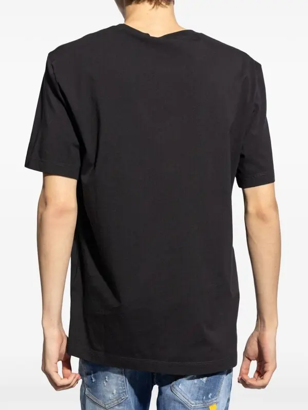 Dsquared2 Logo-appliquéd Cotton T-shirt