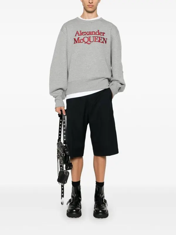 Alexander McQueen Embroidered Logo Sweatshirt
