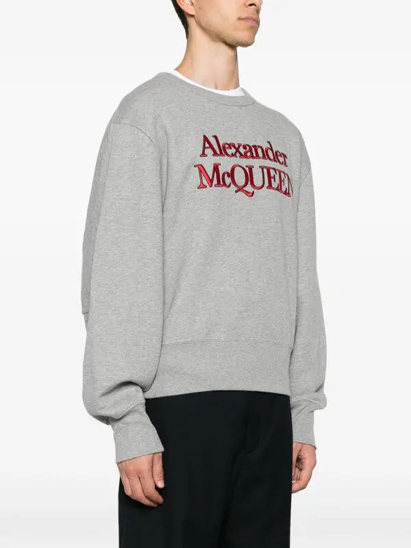 Alexander McQueen Embroidered Logo Sweatshirt