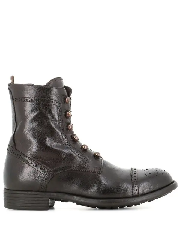 Officine Creative Lace-up Leather Boots