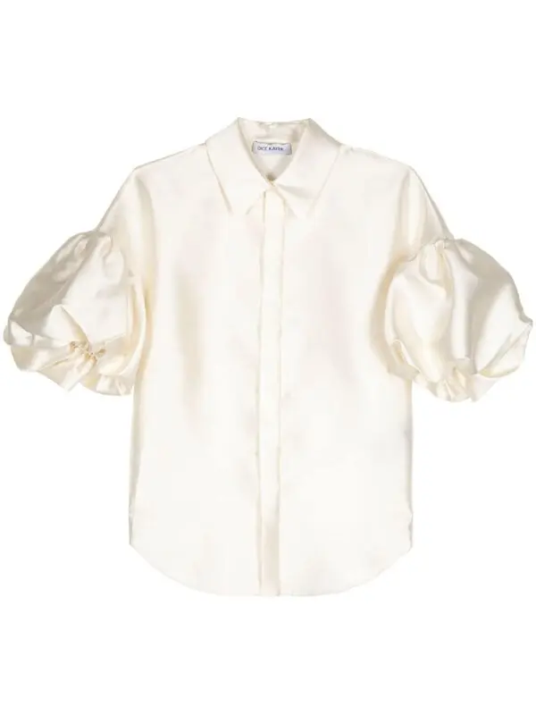 Dice Kayek Puff-sleeve Shirt