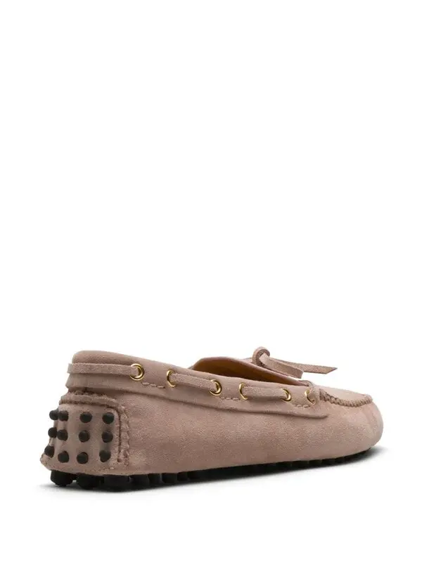 Car Shoe Suede Driving Loafers - Neutrals