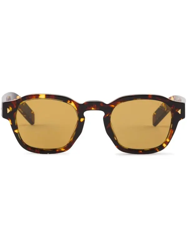 Prada Square-frame Sunglasses - Brown