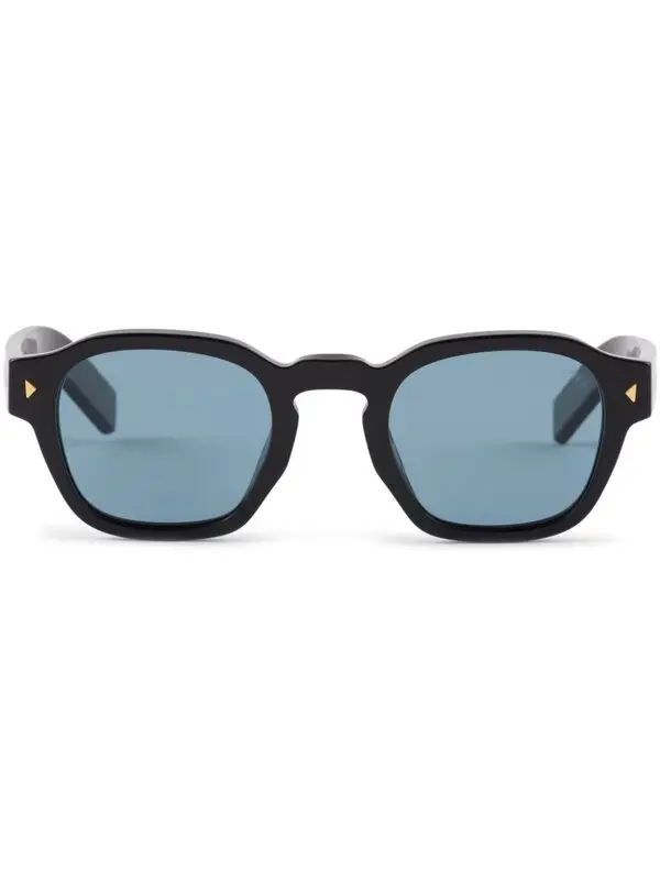 Prada Logo-plaque Sunglasses - Black