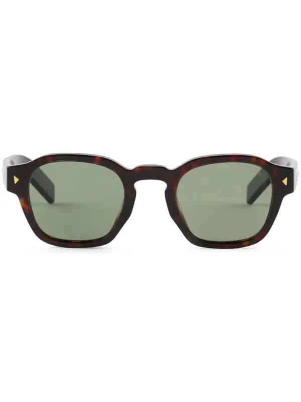 Prada Square-frame Sunglasses - Brown