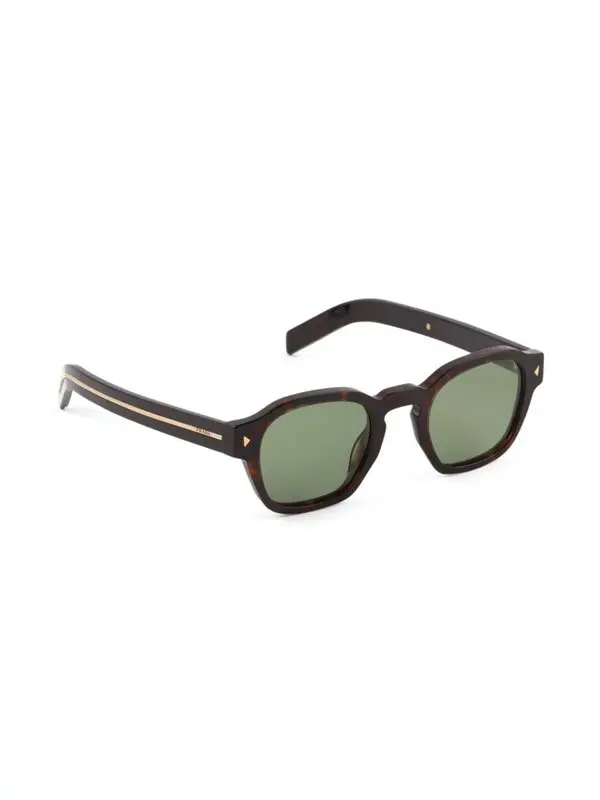Prada Logo Square-frame Sunglasses - Brown