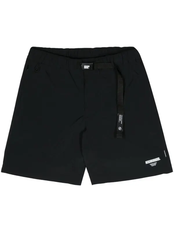 NEIGHBORHOOD Multifunctional Drawstring-waist Shorts - Black