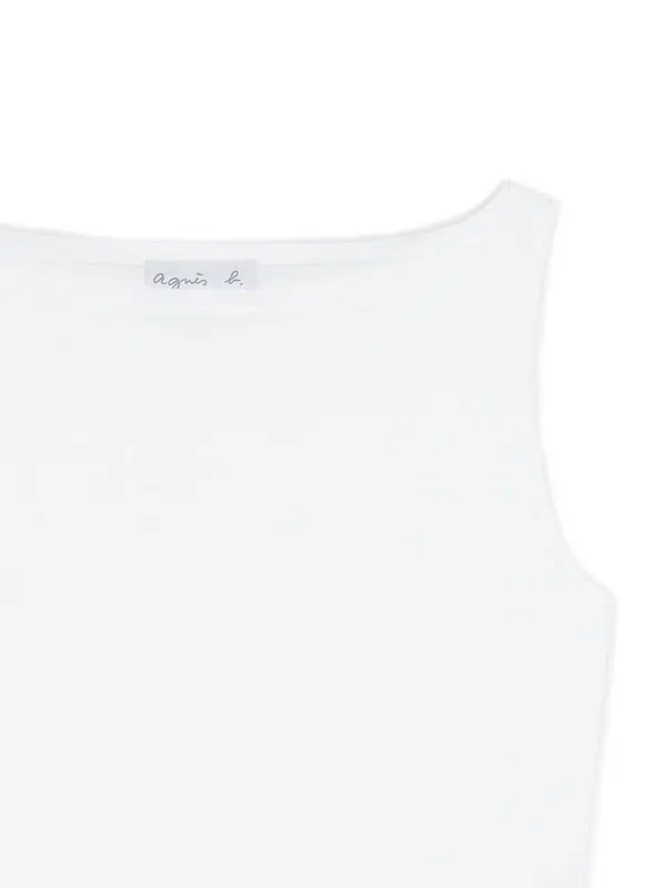 AGNES B. Boat-neck Tank Top
