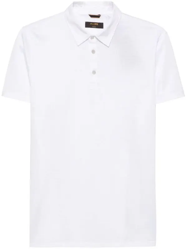 MOORER Cotton Polo Shirt