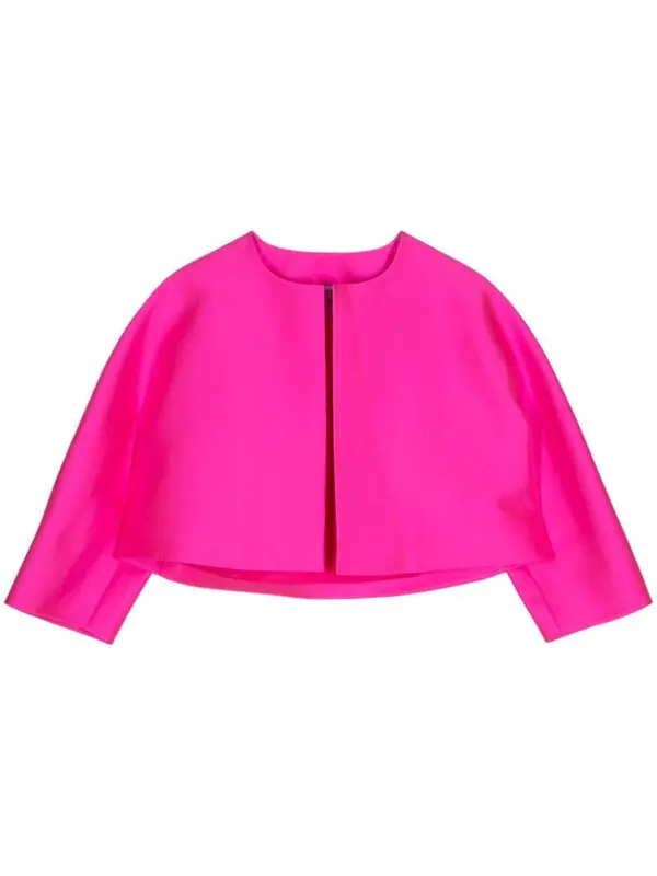 Dice Kayek Satin Cropped Jacket