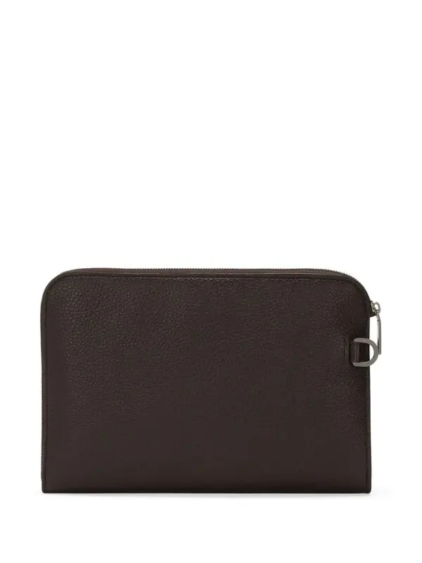 Dolce & Gabbana Logo-embossed Clutch - Brown