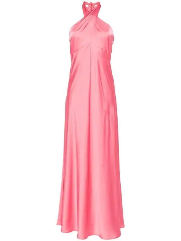 D.exterior Halterneck Maxi Dress
