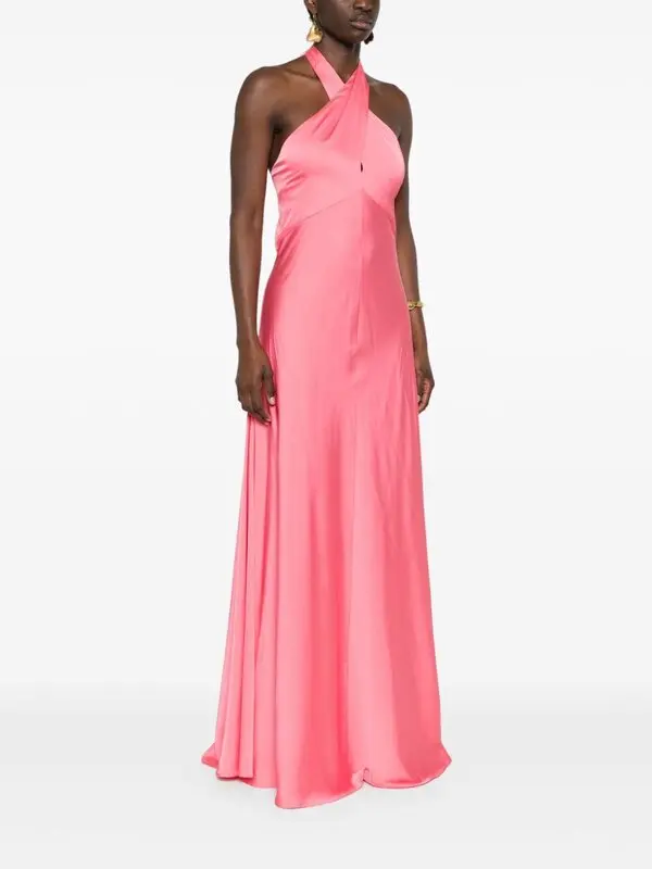 D.exterior Halterneck Maxi Dress