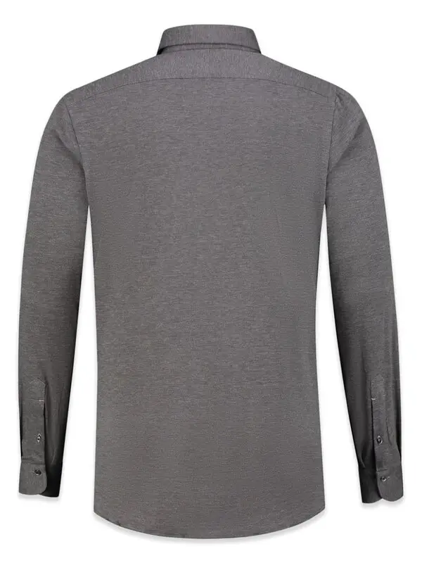 FINAMORE 1925 Long-sleeved Cotton-blend Shirt