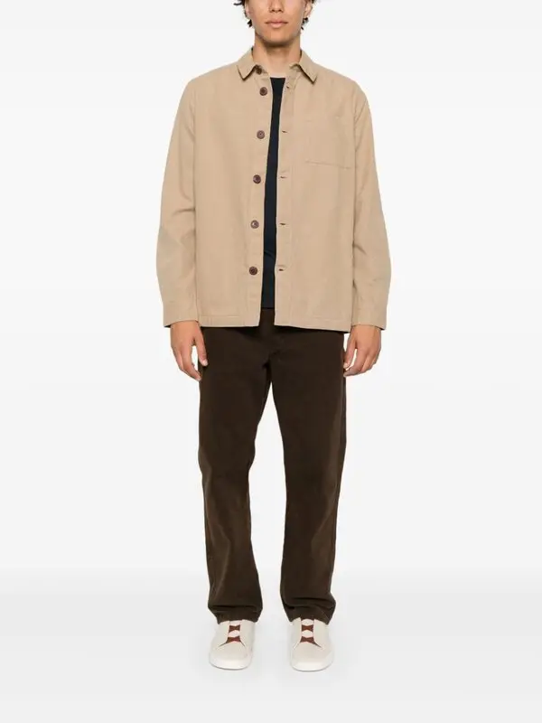 Barbour Long-sleeve Cotton Shirt - Brown