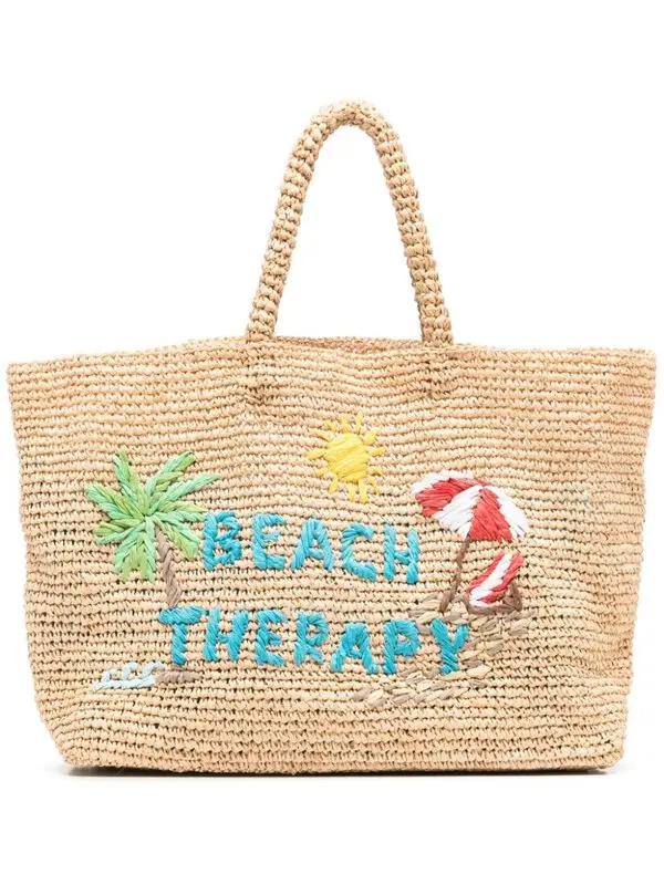 MC2 SAINT BARTH Beach Therapy Beach Bag - Neutrals