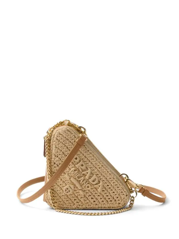 Prada Woven Fabric Mini Pouch