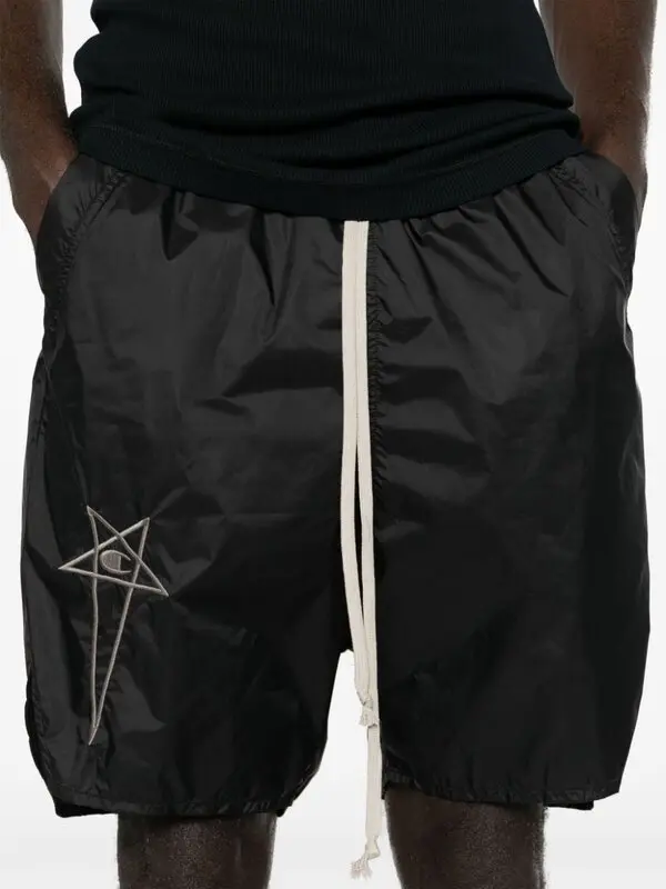 Rick Owens Beveled Track Shorts