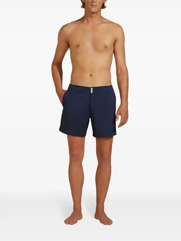 Vilebrequin Merise Logo-patch Swim Shorts - Blue