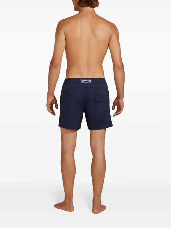 Vilebrequin Merise Logo-patch Swim Shorts - Blue