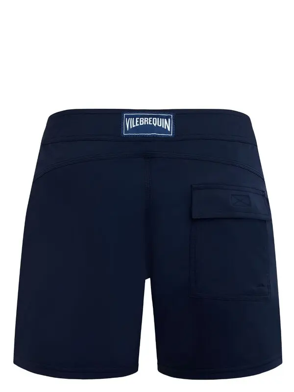 Vilebrequin Merise Logo-patch Swim Shorts - Blue
