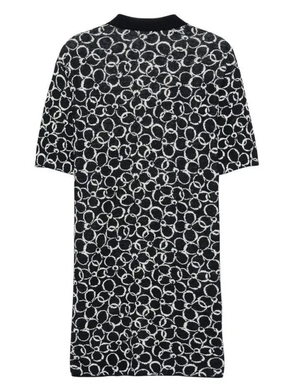 Maison Kitsuné Abstract Daisy Jacquard Dress