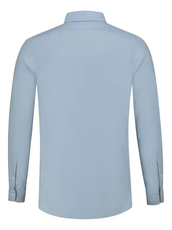 FINAMORE 1925 Long-sleeved Cotton-blend Shirt