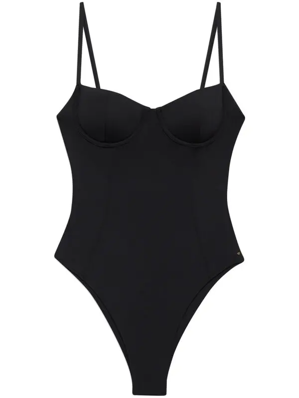 ANINE BING Kyler Pull-on Swimsuit - Black