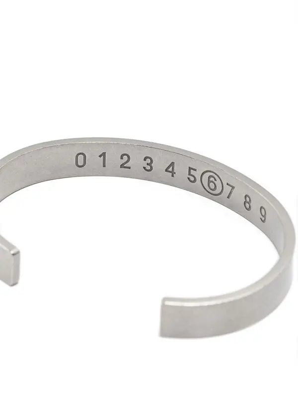 MAISON MARGIELA Numeric Engraved Cuff Bracelet