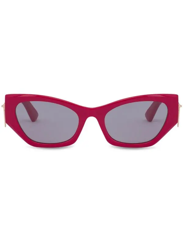 Moschino Zip-detail Cat-eye Sunglasses - Red