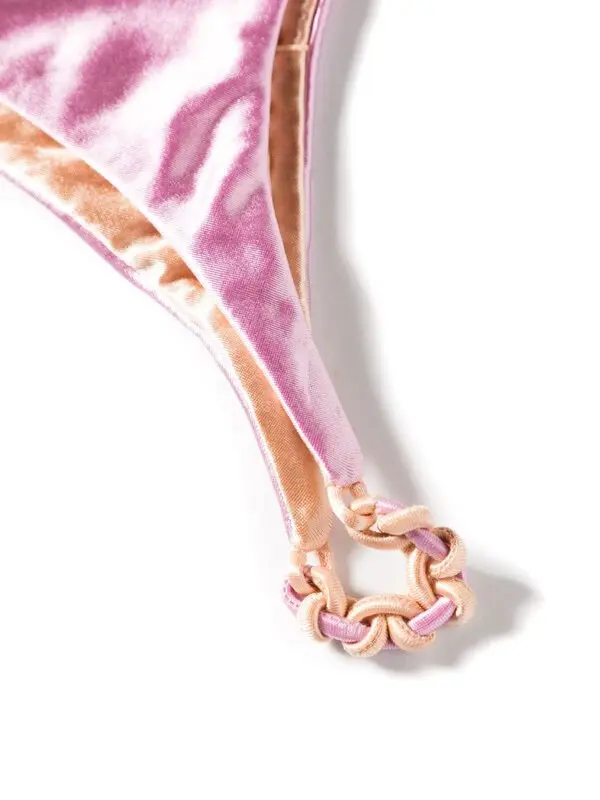 ISA BOULDER Exclusive Reversible Bikini Bottom - Pink