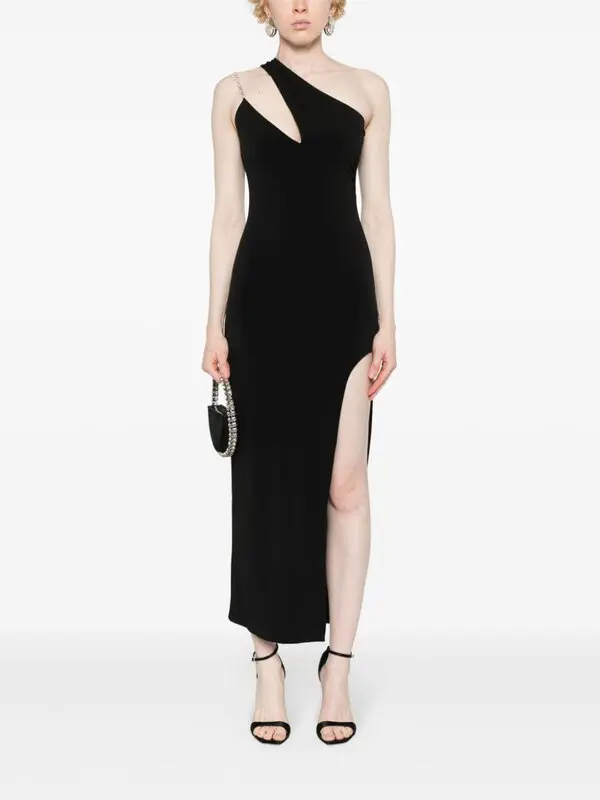 NISSA Asymmetric Design One-shoulder Dress