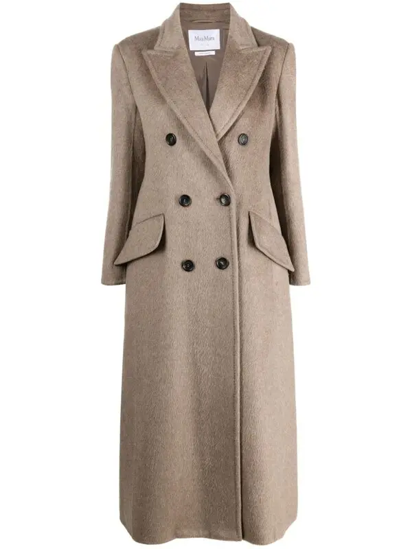 Max Mara Double-breasted Cashmere Blend Coat