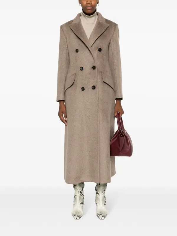 Max Mara Double-breasted Cashmere Blend Coat
