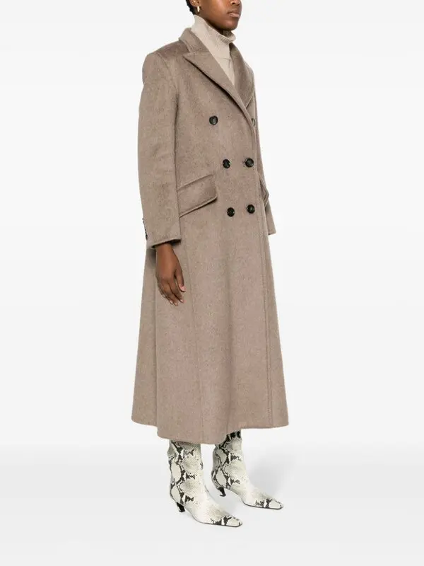 Max Mara Double-breasted Cashmere Blend Coat