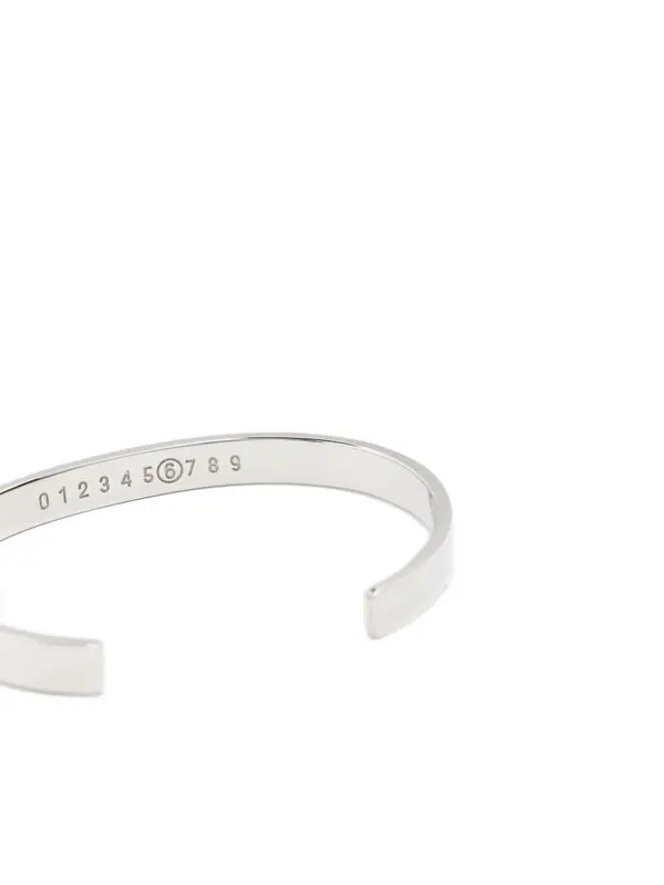 MAISON MARGIELA Numeric Engraved Cuff Bracelet