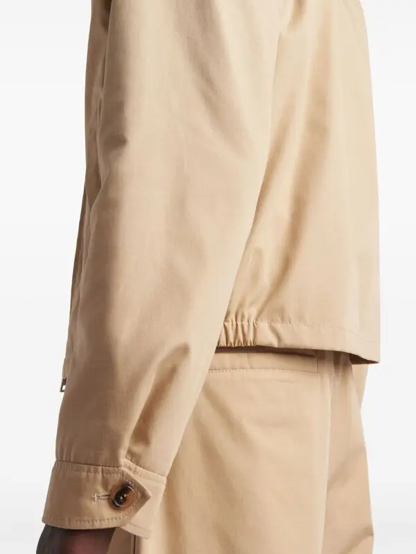 Prada Gabardine-weave Jacket - Neutrals