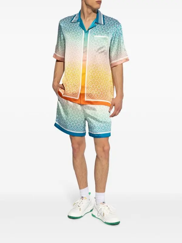 Casablanca Gradient Monogram Deck Shorts