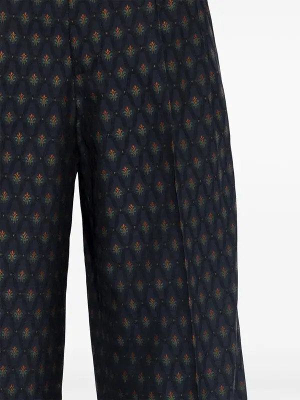 Etro Geometric-print Palazzo Pants