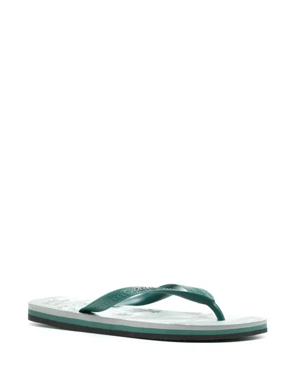 Maison Kitsuné X Havaianas Flip Flops - Green