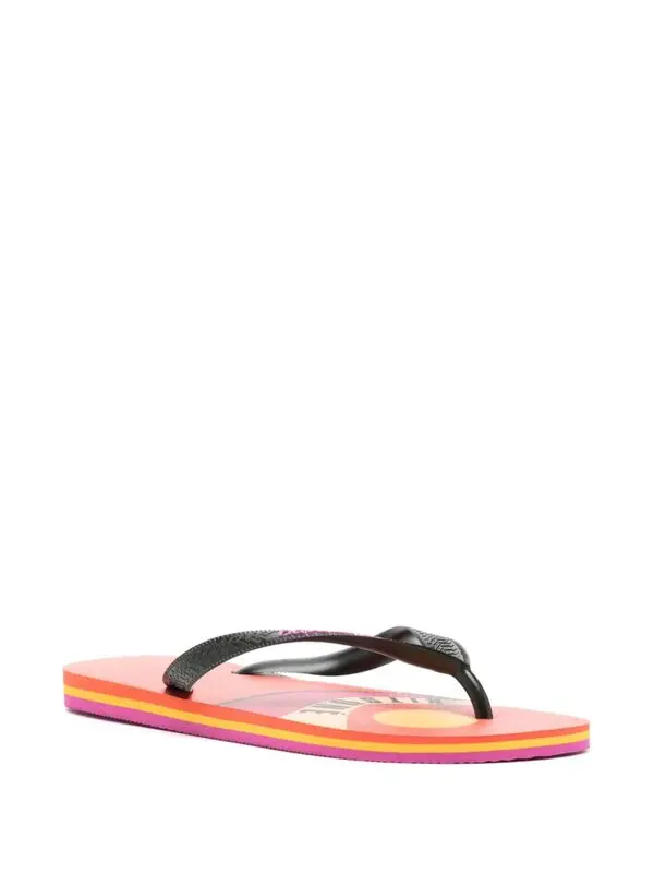 Maison Kitsuné X Havaianas Wave Flip Flops - Red