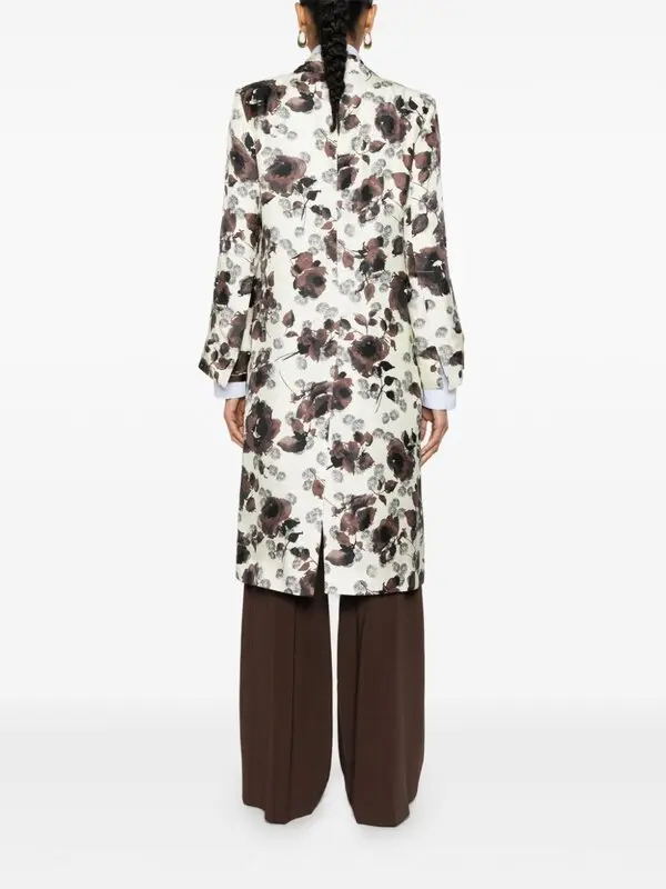Alberto Biani Floral-print Coat
