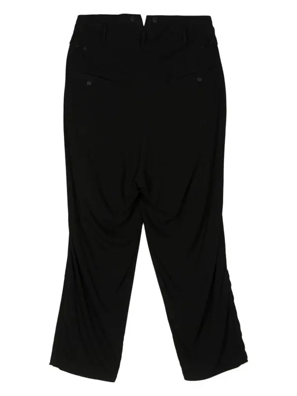 Y’s Pleat-detail Straight-leg Trousers
