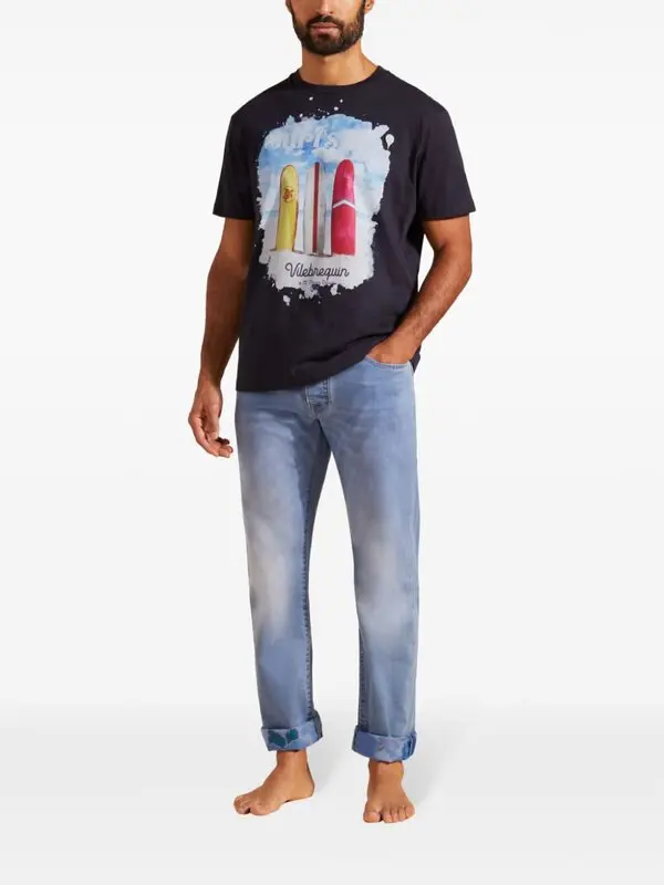 Vilebrequin Graphic-print Cotton T-shirt