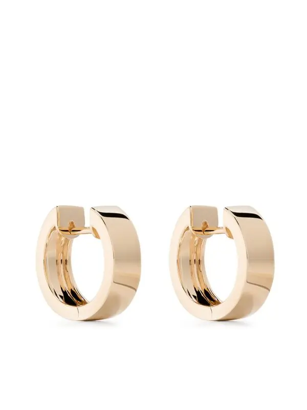 ANITA KO 18kt Yellow Huggie Hoop Earrings - Gold