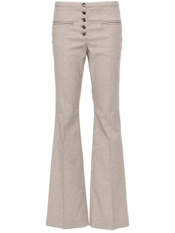 COURREGES Tailored Checked Trousers
