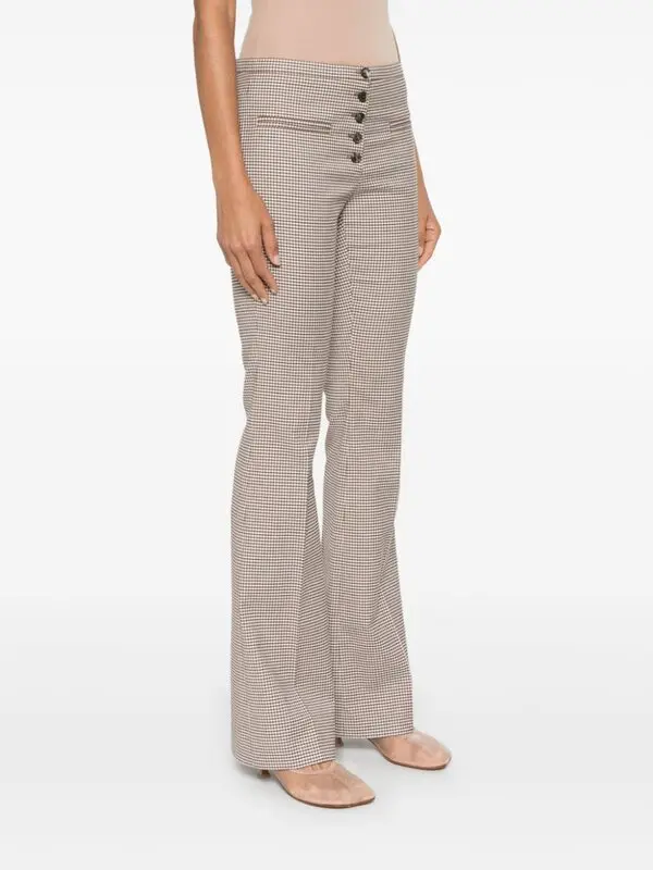 COURREGES Tailored Checked Trousers