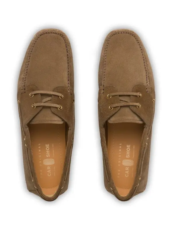 Car Shoe Lace-up Loafers